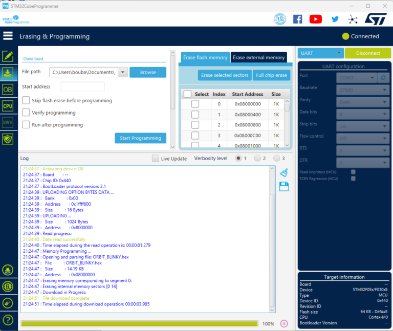 How to Program an STM32 via UART